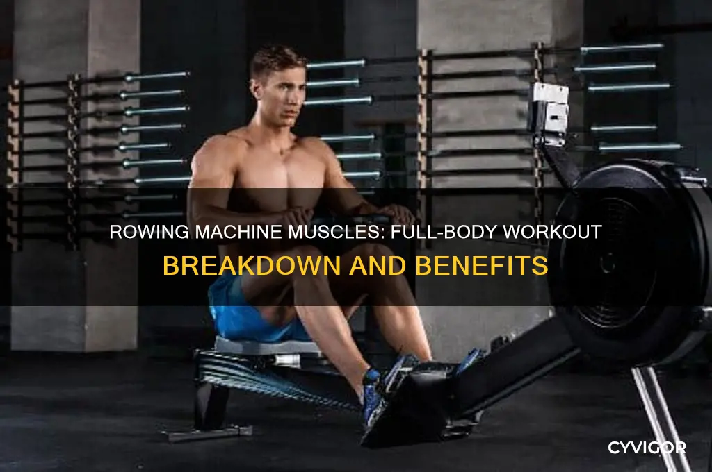 Rowing Machine Muscles: Full-Body Workout Breakdown And Benefits | CyVigor