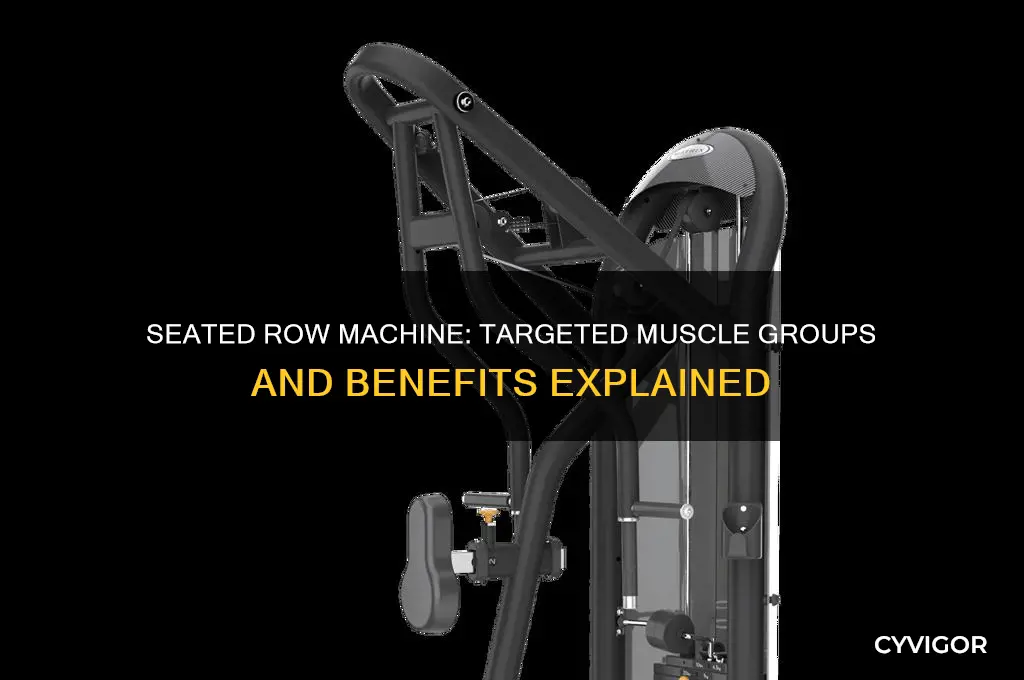 Seated Row Machine: Targeted Muscle Groups And Benefits Explained | CyVigor