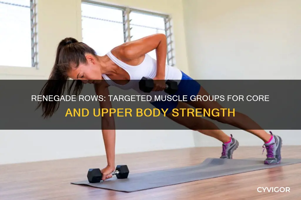 Renegade Rows: Targeted Muscle Groups For Core And Upper Body Strength ...