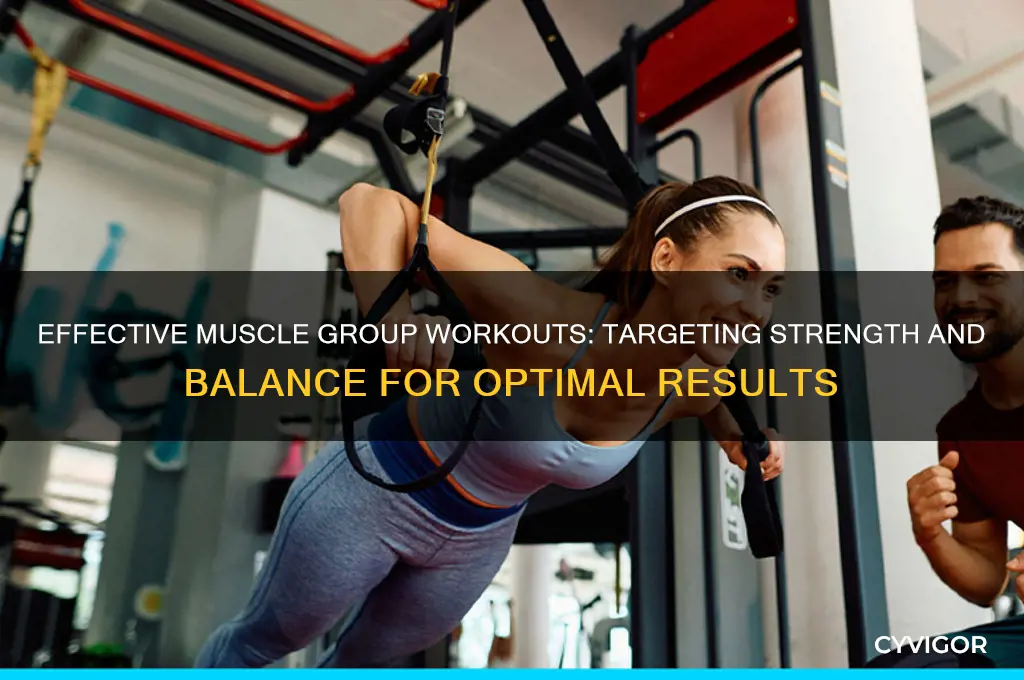Effective Muscle Group Workouts: Targeting Strength And Balance For ...