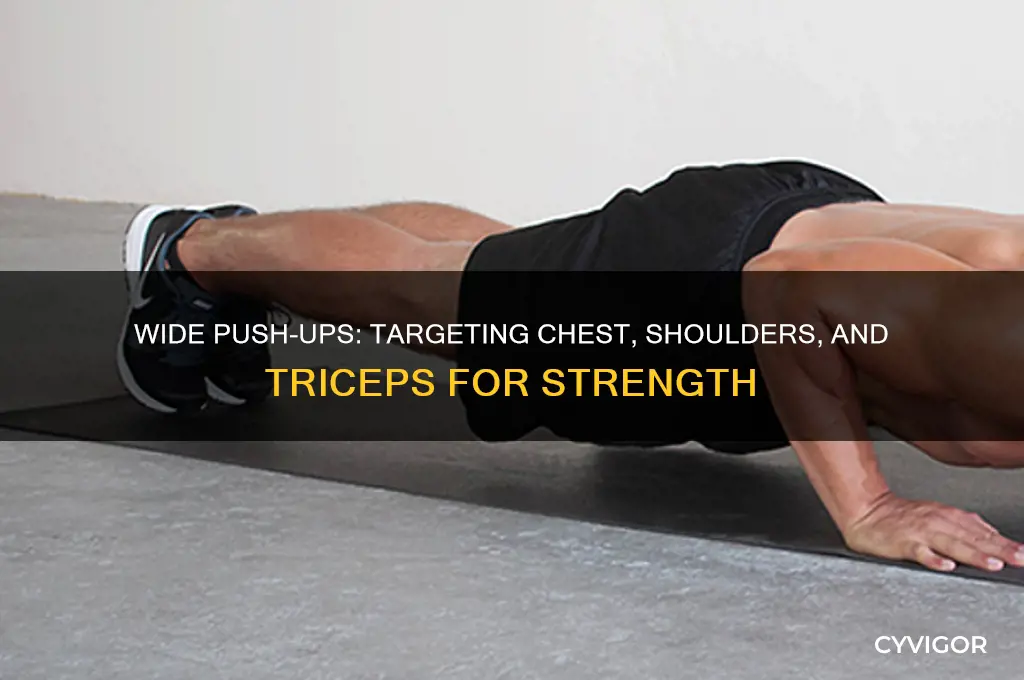 Wide Push-Ups: Targeting Chest, Shoulders, And Triceps For Strength ...