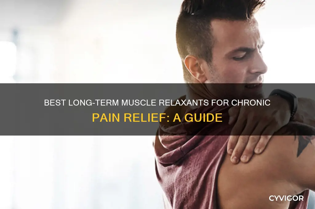 Best Long-Term Muscle Relaxants For Chronic Pain Relief: A Guide | CyVigor
