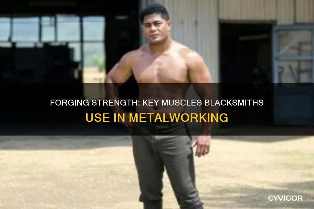 Forging Strength: Key Muscles Blacksmiths Use In Metalworking | CyVigor