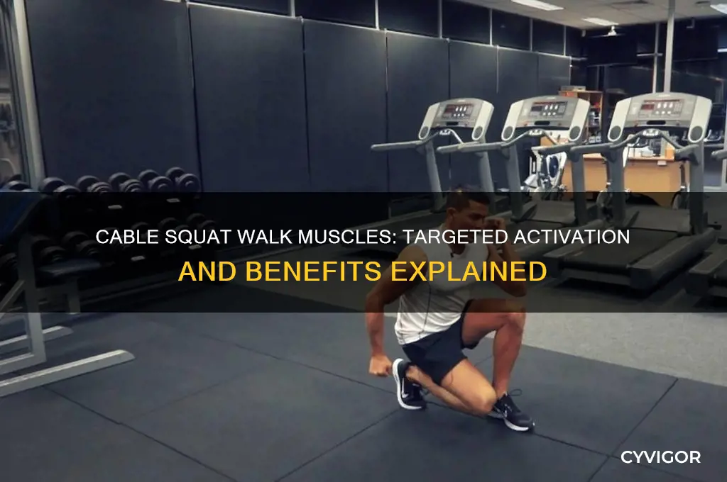 Cable Squat Walk Muscles: Targeted Activation And Benefits Explained ...