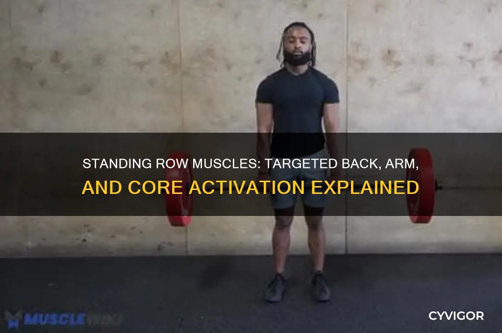 Standing Row Muscles: Targeted Back, Arm, And Core Activation Explained ...