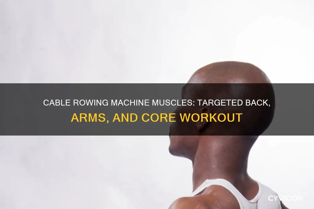 Cable Rowing Machine Muscles: Targeted Back, Arms, And Core Workout ...