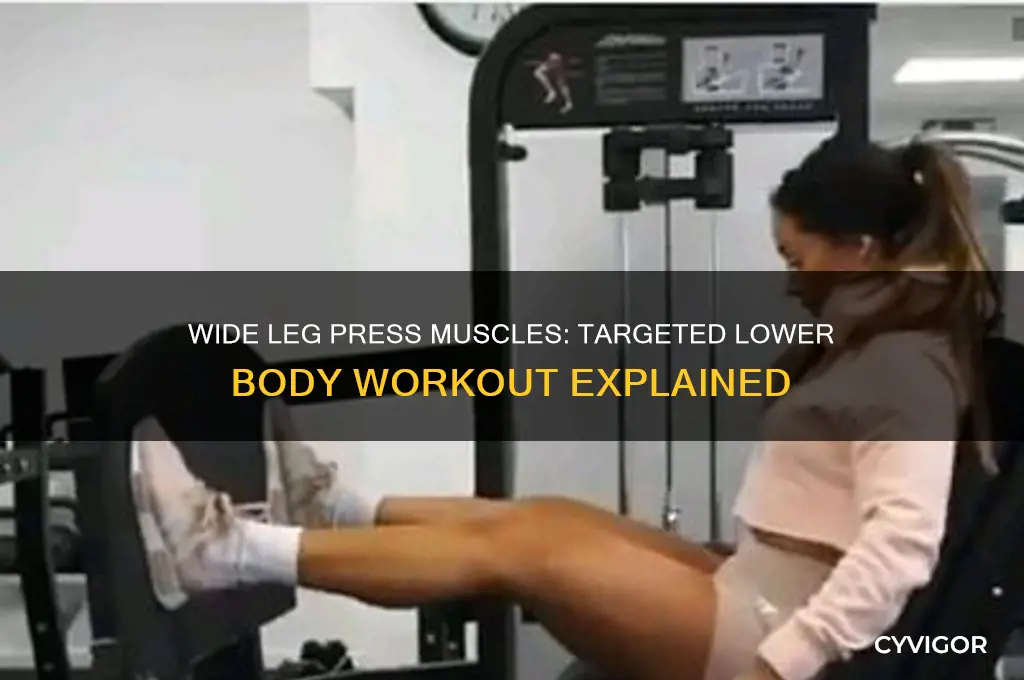 Wide Leg Press Muscles: Targeted Lower Body Workout Explained | CyVigor