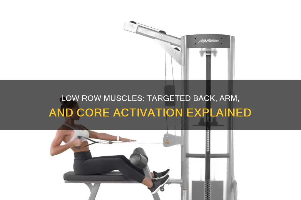 Low Row Muscles: Targeted Back, Arm, And Core Activation Explained ...