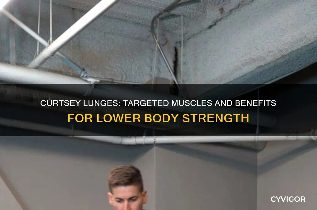 Curtsey Lunges: Targeted Muscles And Benefits For Lower Body Strength ...