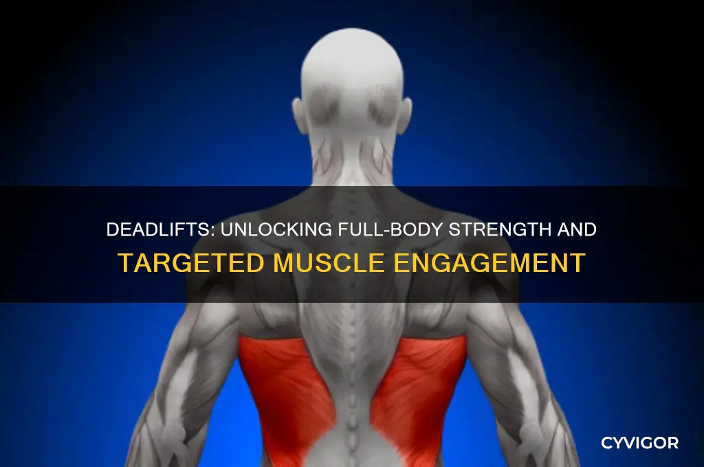 Deadlifts: Unlocking Full-Body Strength And Targeted Muscle Engagement ...
