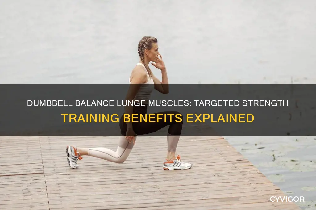 Dumbbell Balance Lunge Muscles: Targeted Strength Training Benefits ...