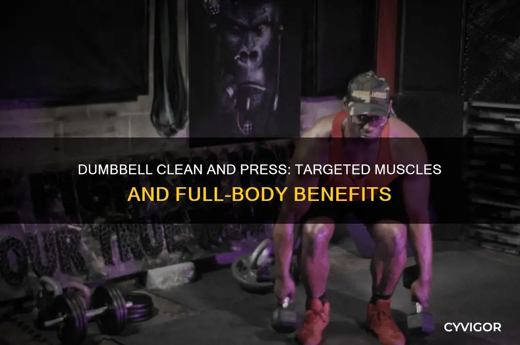 Dumbbell Clean And Press: Targeted Muscles And Full-Body Benefits | CyVigor