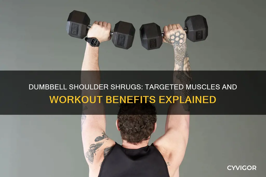 Dumbbell Shoulder Shrugs: Targeted Muscles And Workout Benefits ...