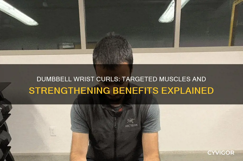 Dumbbell Wrist Curls: Targeted Muscles And Strengthening Benefits ...