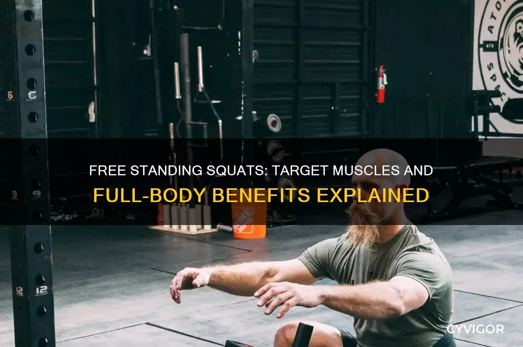 Free Standing Squats: Target Muscles And Full-Body Benefits Explained ...