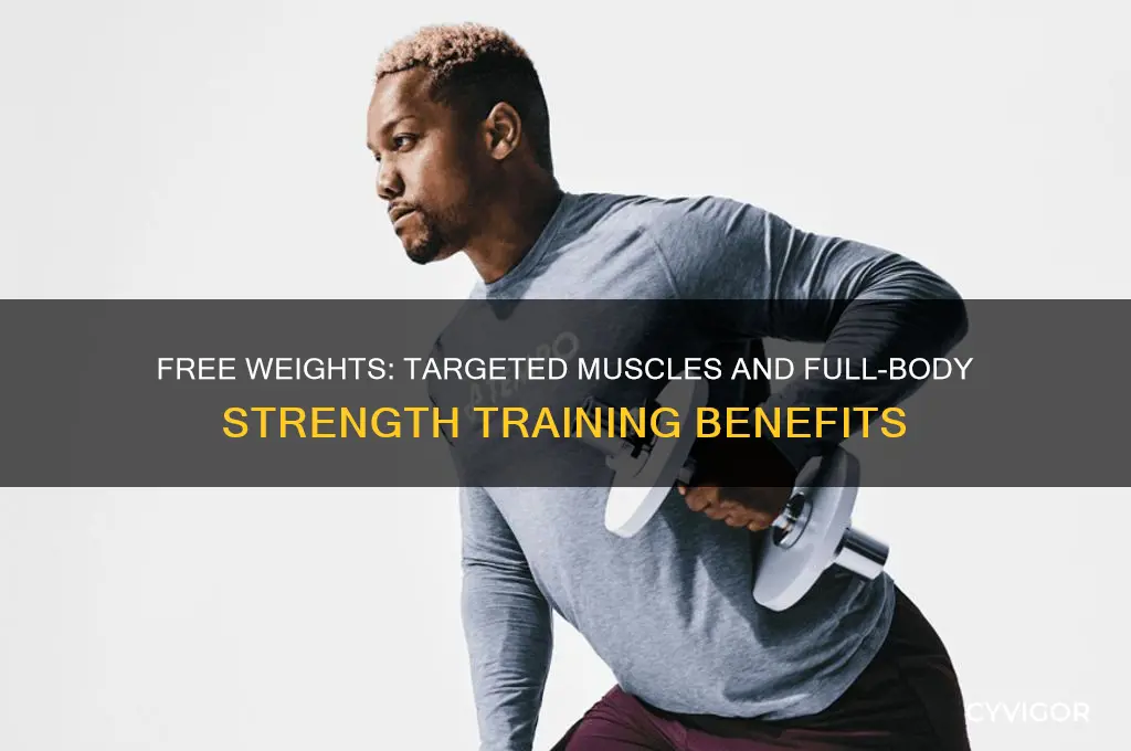 Free Weights: Targeted Muscles And Full-Body Strength Training Benefits ...
