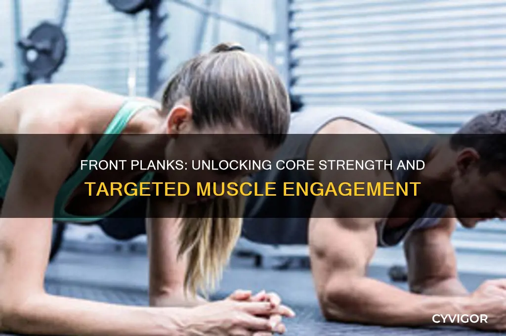 Front Planks: Unlocking Core Strength And Targeted Muscle Engagement ...