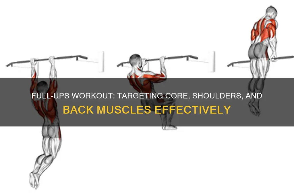 Full-Ups Workout: Targeting Core, Shoulders, And Back Muscles ...