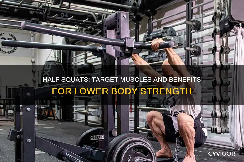 Half Squats: Target Muscles And Benefits For Lower Body Strength | CyVigor