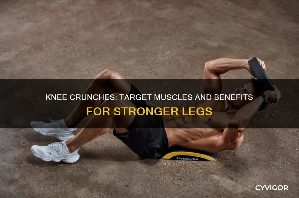 Knee Crunches: Target Muscles And Benefits For Stronger Legs | CyVigor