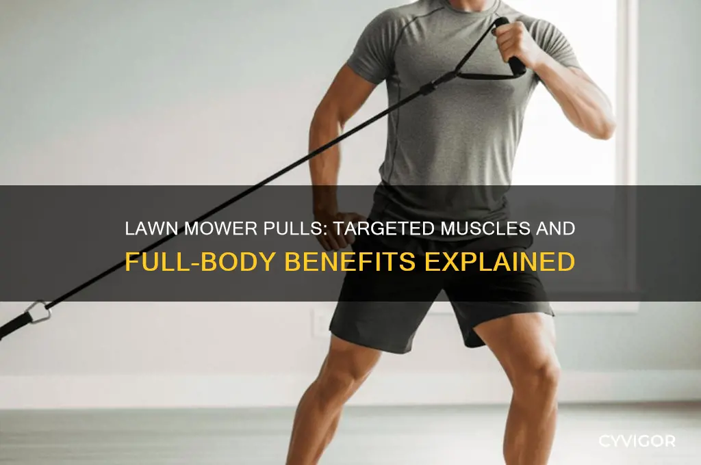 Lawn Mower Pulls: Targeted Muscles And Full-Body Benefits Explained ...