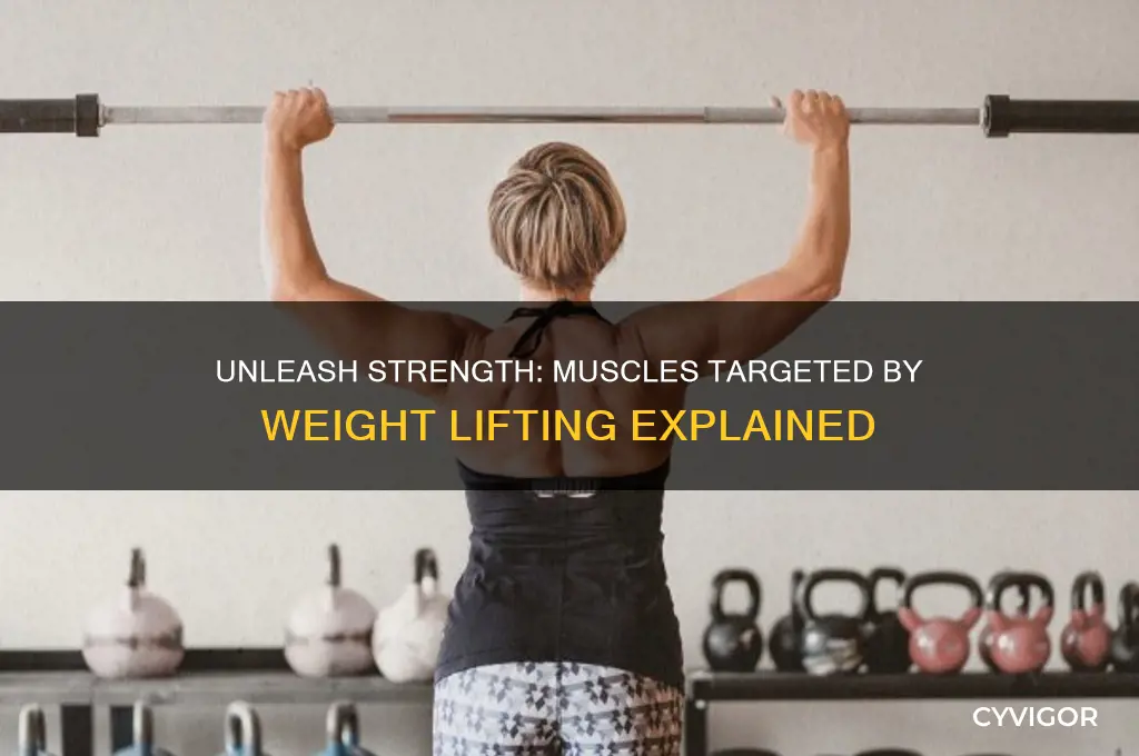 Unleash Strength: Muscles Targeted By Weight Lifting Explained | CyVigor