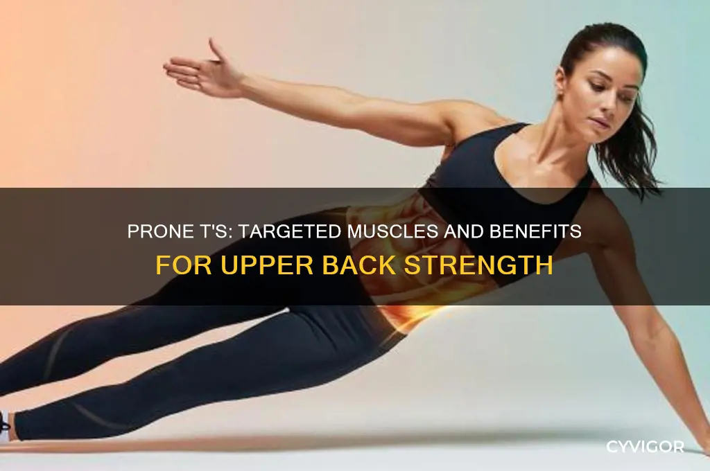 Prone T's: Targeted Muscles And Benefits For Upper Back Strength | CyVigor