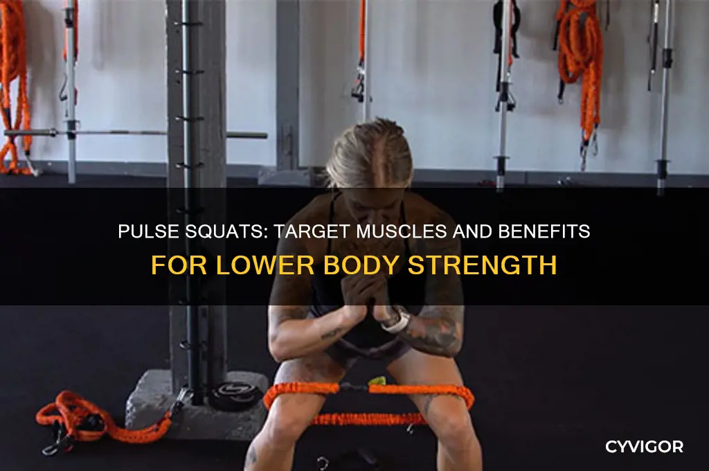 Pulse Squats: Target Muscles And Benefits For Lower Body Strength | CyVigor
