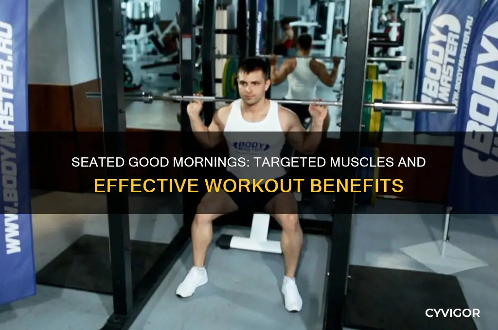 Seated Good Mornings: Targeted Muscles And Effective Workout Benefits ...