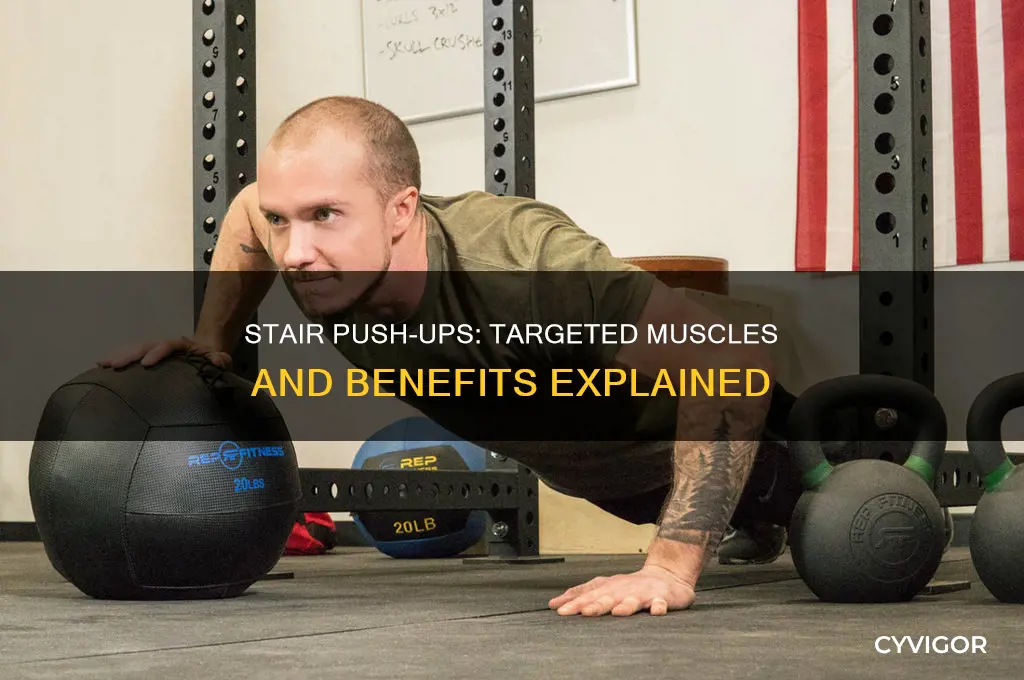 Stair Push-Ups: Targeted Muscles And Benefits Explained | CyVigor