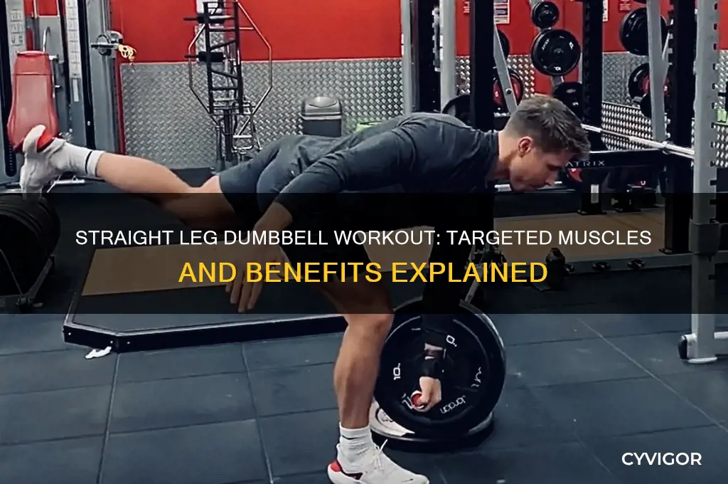 Straight Leg Dumbbell Workout: Targeted Muscles And Benefits Explained ...