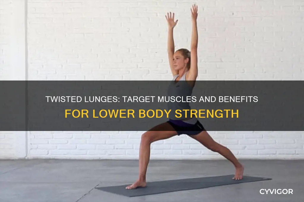 Twisted Lunges: Target Muscles And Benefits For Lower Body Strength ...