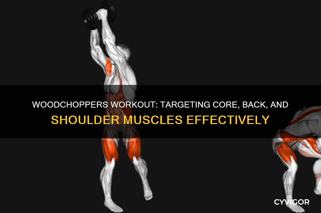 Woodchoppers Workout: Targeting Core, Back, And Shoulder Muscles ...