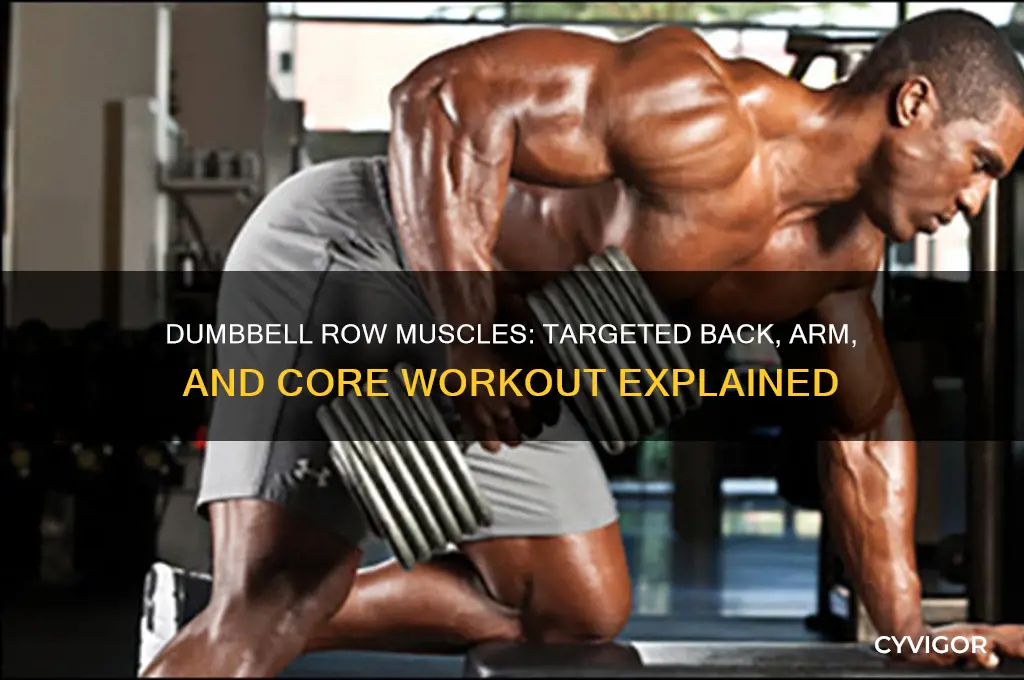 Dumbbell Row Muscles: Targeted Back, Arm, And Core Workout Explained ...