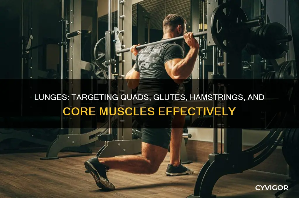 Lunges: Targeting Quads, Glutes, Hamstrings, And Core Muscles ...