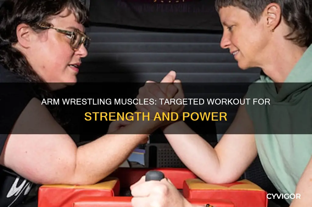 Arm Wrestling Muscles: Targeted Workout For Strength And Power | CyVigor