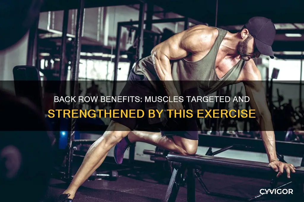 Back Row Benefits: Muscles Targeted And Strengthened By This Exercise ...