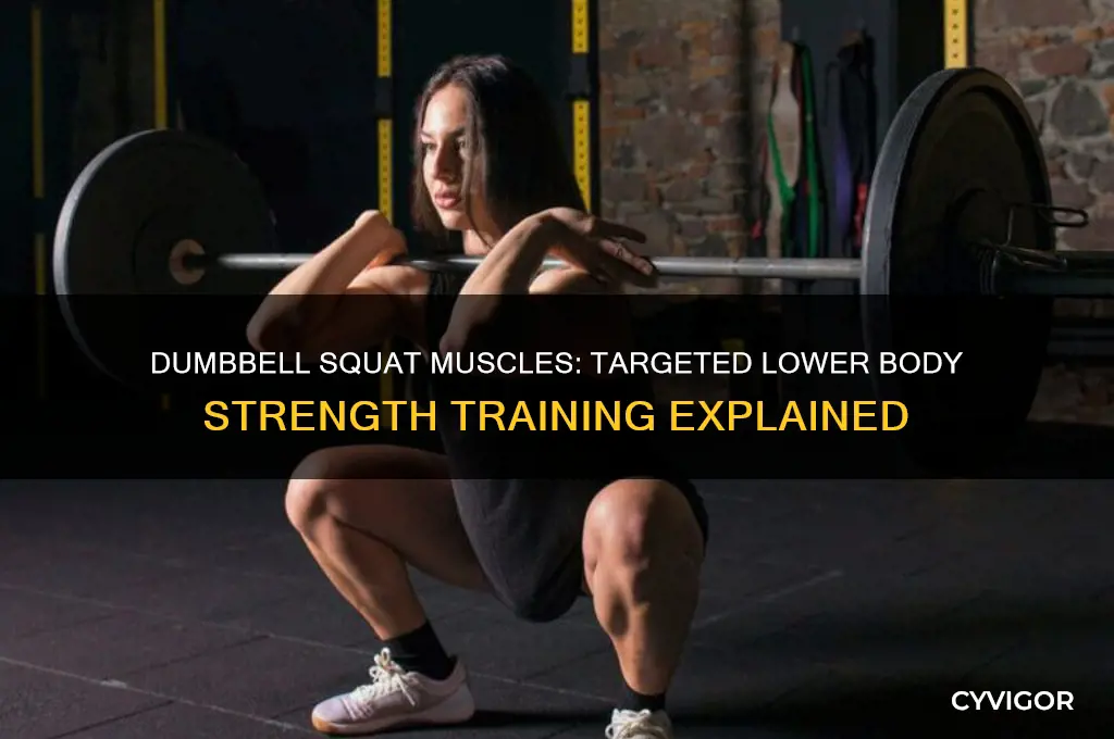 Dumbbell Squat Muscles: Targeted Lower Body Strength Training Explained ...