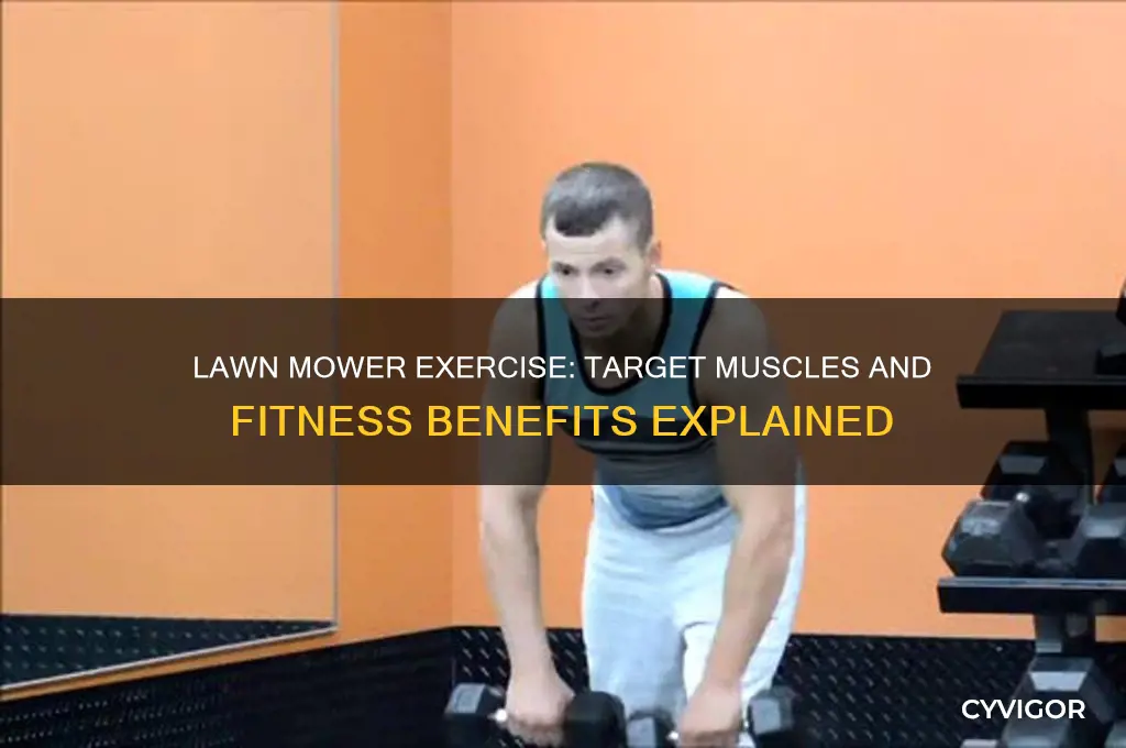 Lawn Mower Exercise: Target Muscles And Fitness Benefits Explained ...