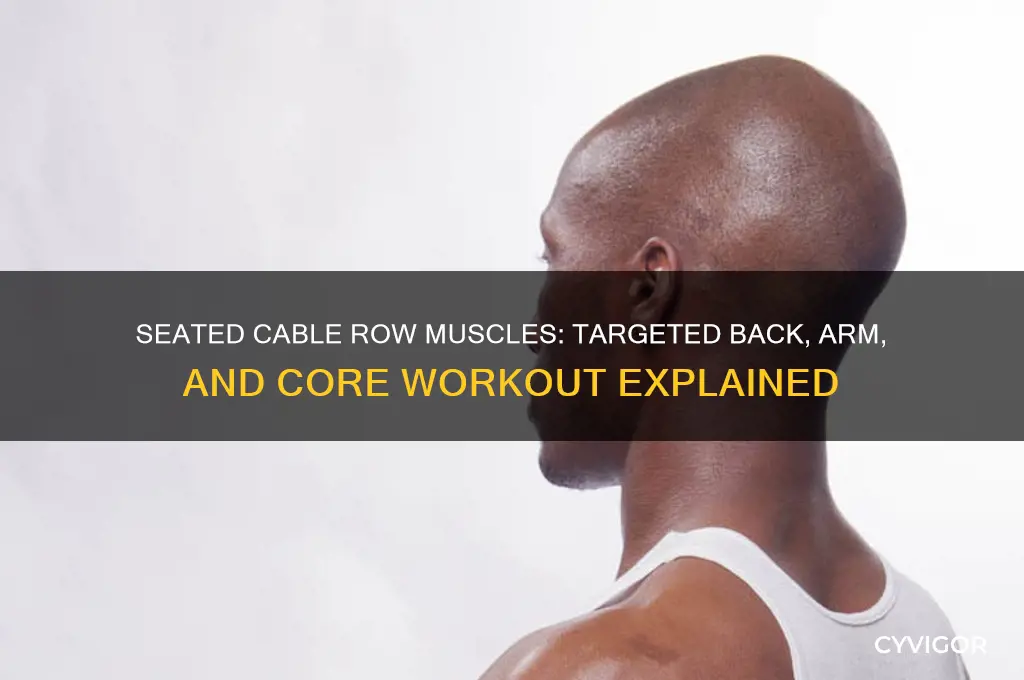 Seated Cable Row Muscles: Targeted Back, Arm, And Core Workout ...