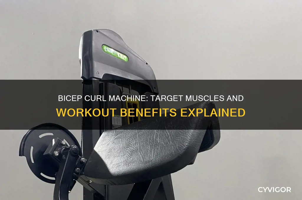 Bicep Curl Machine: Target Muscles And Workout Benefits Explained | CyVigor