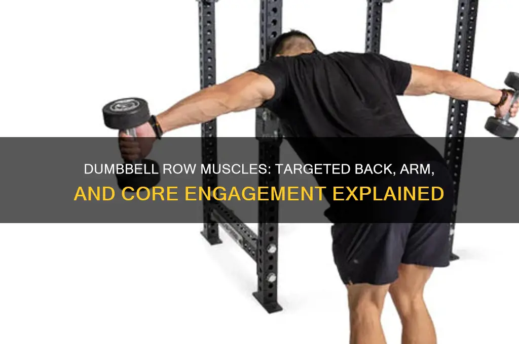 Dumbbell Row Muscles: Targeted Back, Arm, And Core Engagement Explained ...