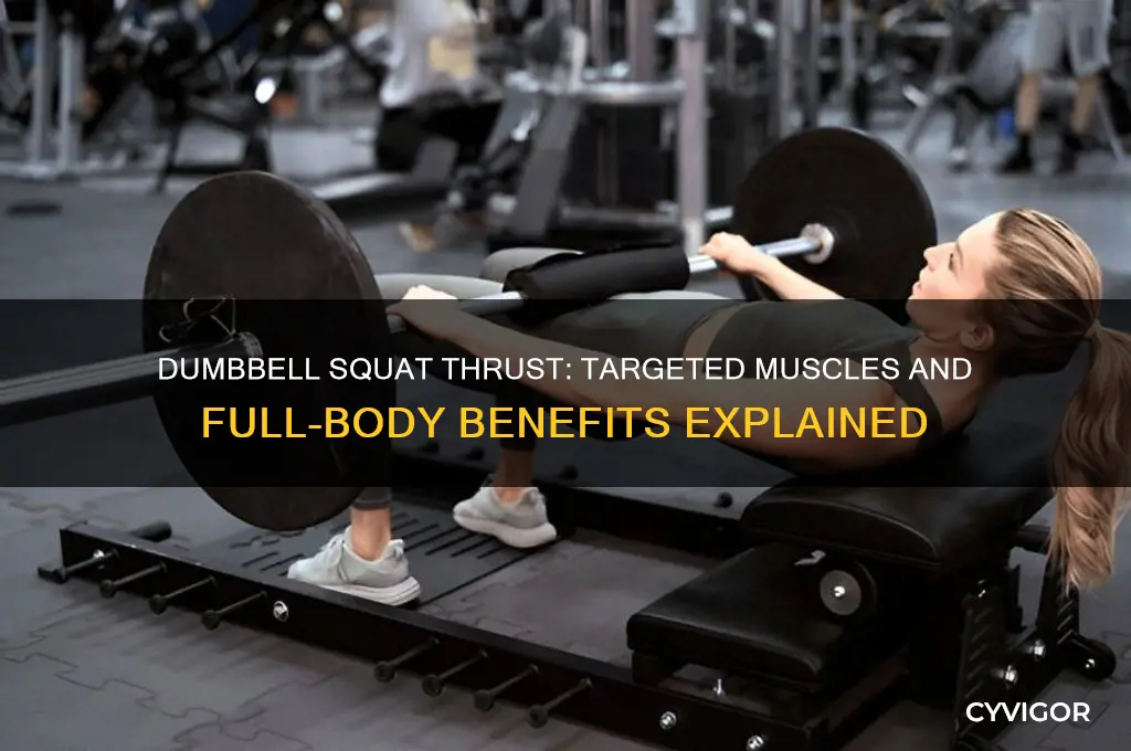 Dumbbell Squat Thrust: Targeted Muscles And Full-Body Benefits ...