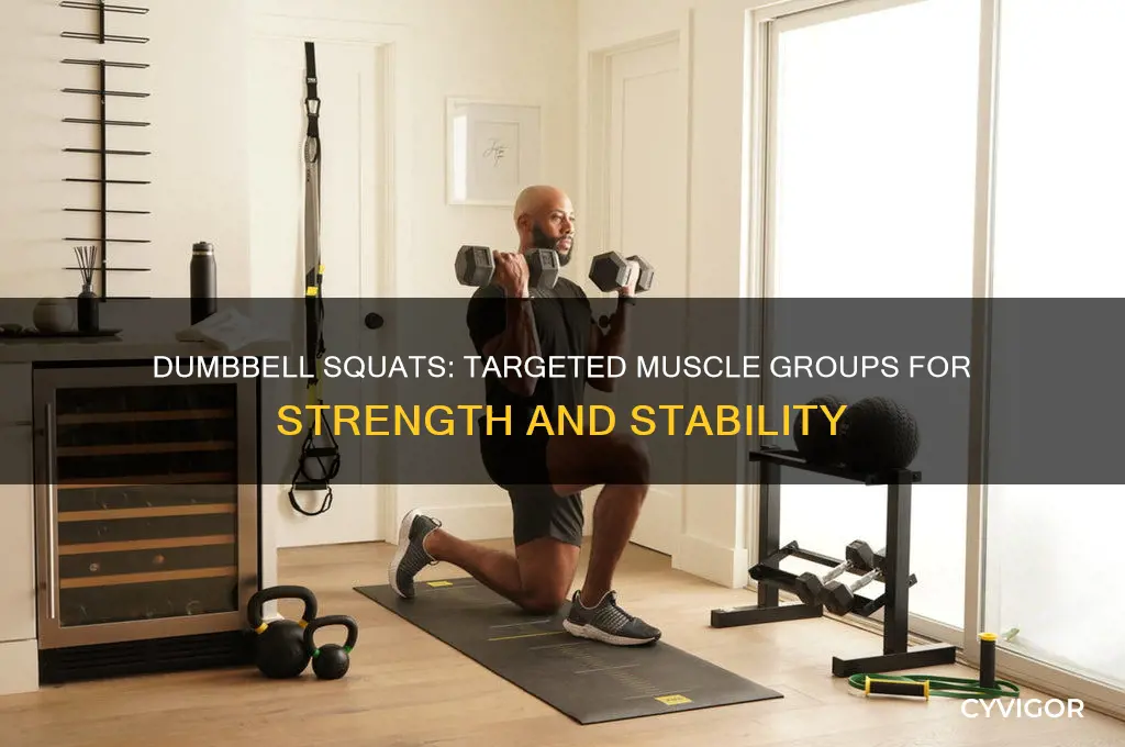 Dumbbell Squats: Targeted Muscle Groups For Strength And Stability ...
