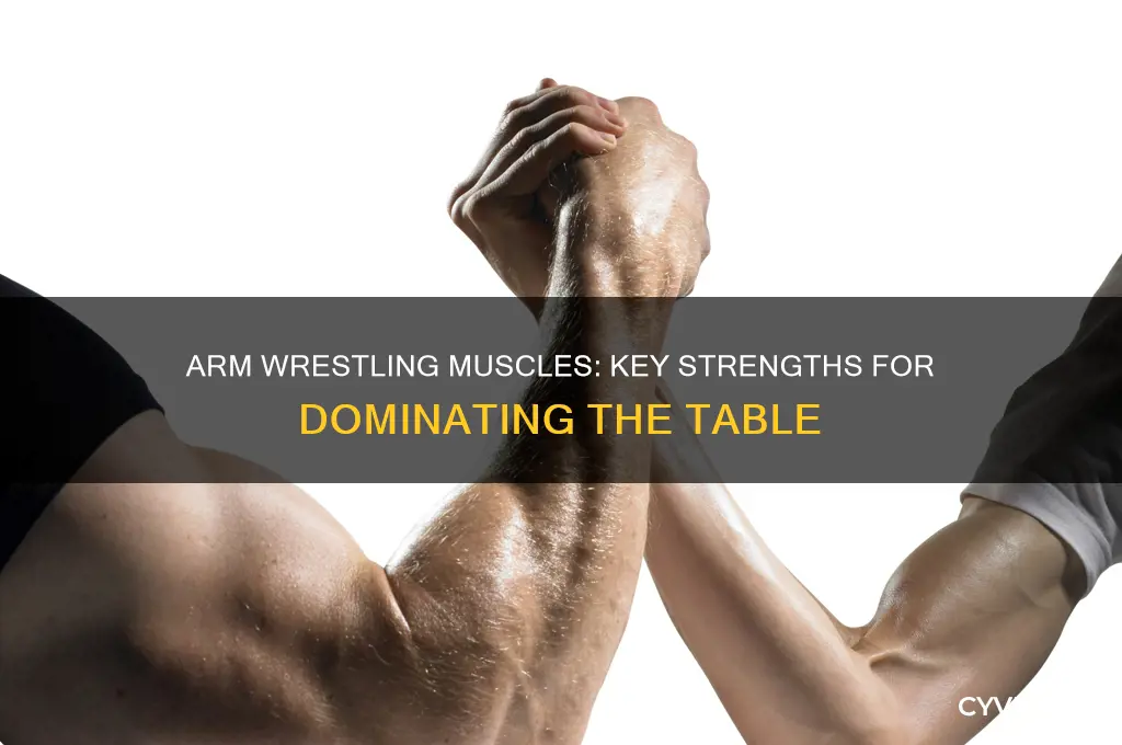 Arm Wrestling Muscles: Key Strengths For Dominating The Table | CyVigor