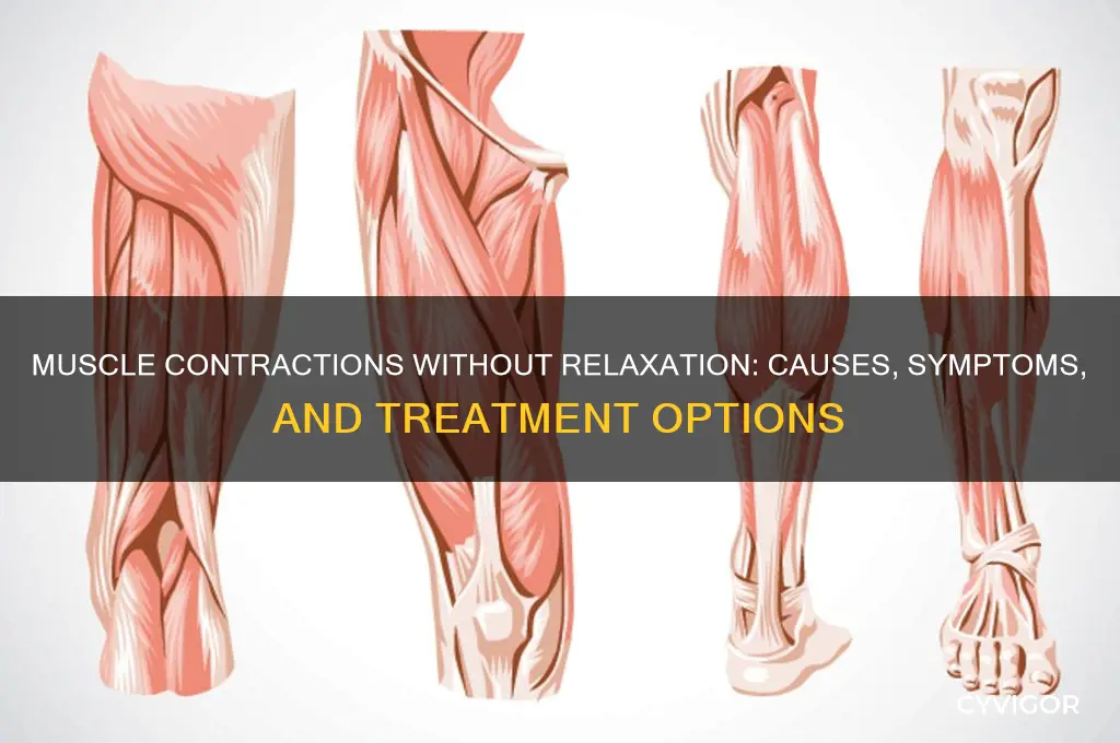 Muscle Contractions Without Relaxation: Causes, Symptoms, And Treatment ...