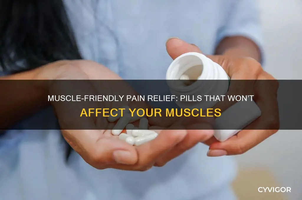 Muscle-Friendly Pain Relief: Pills That Won’T Affect Your Muscles | CyVigor