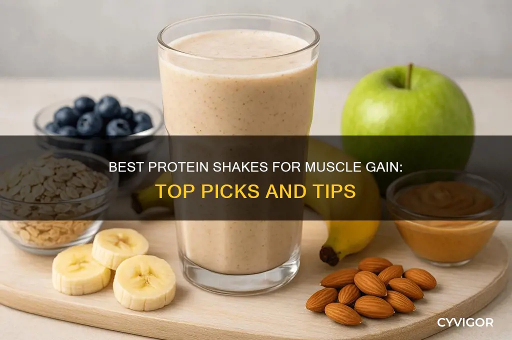 Best Protein Shakes For Muscle Gain: Top Picks And Tips | CyVigor