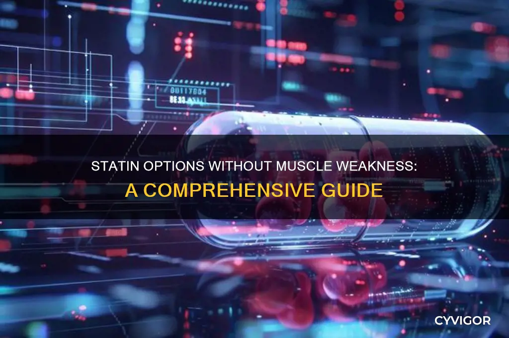 Statin Options Without Muscle Weakness: A Comprehensive Guide | CyVigor