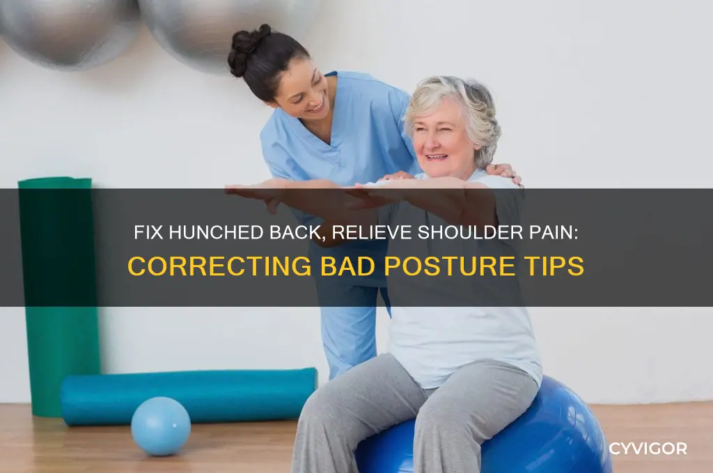 Fix Hunched Back, Relieve Shoulder Pain: Correcting Bad Posture Tips ...